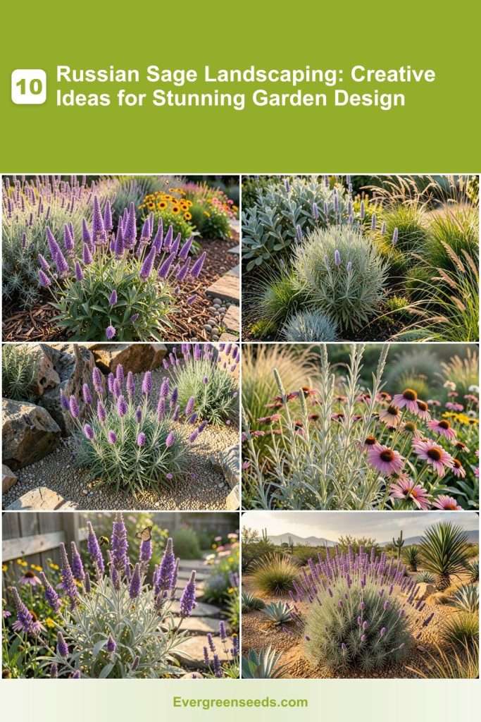 10 Russian Sage Landscaping: Creative Ideas for Stunning Garden Design ...