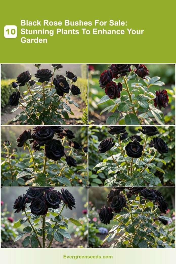 10 Black Rose Bushes For Sale: Stunning Plants To Enhance Your Garden ...