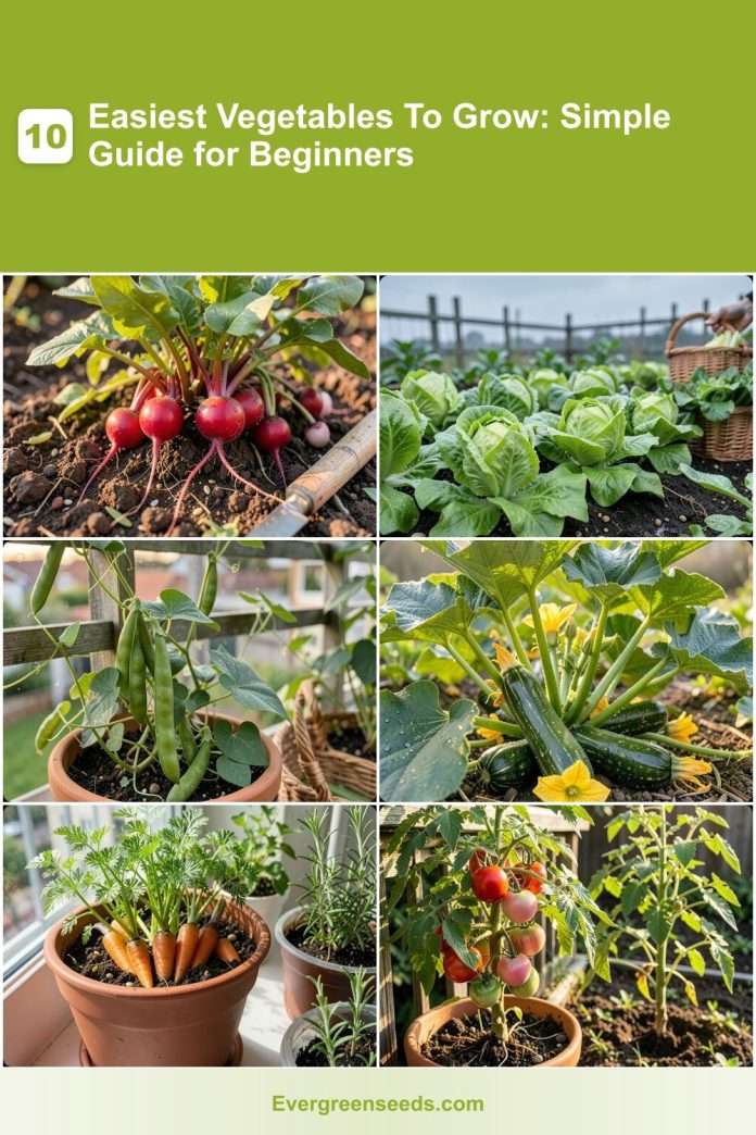 10 Easiest Vegetables To Grow: Simple Guide for Beginners - Evergreen Seeds