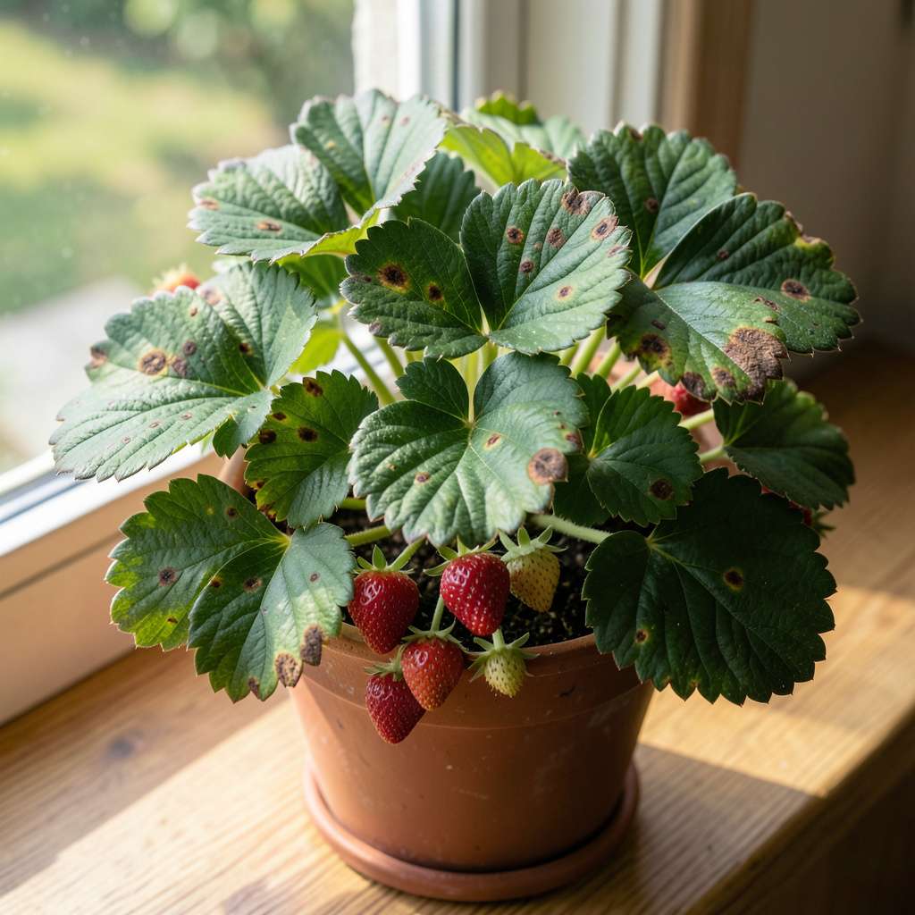 Brown Spots On Strawberry Plant Leaves: Fungal Causes And Revival Guide ...