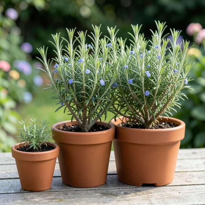 How Big of a Pot Does Rosemary Need: Container Depth and Width Guide ...