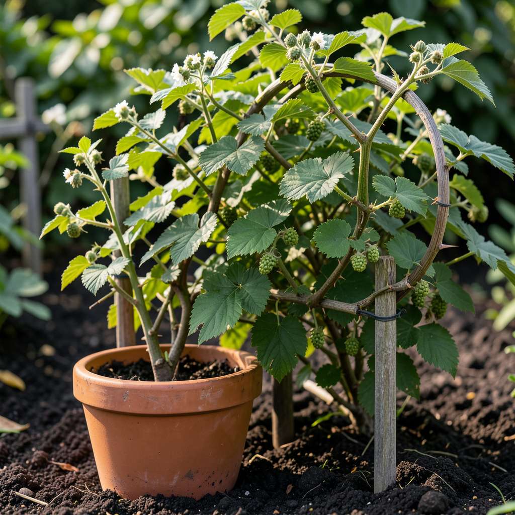 How to Fast Do Blackberry Bushes Grow in Pots: Yearly Growth Timeline ...