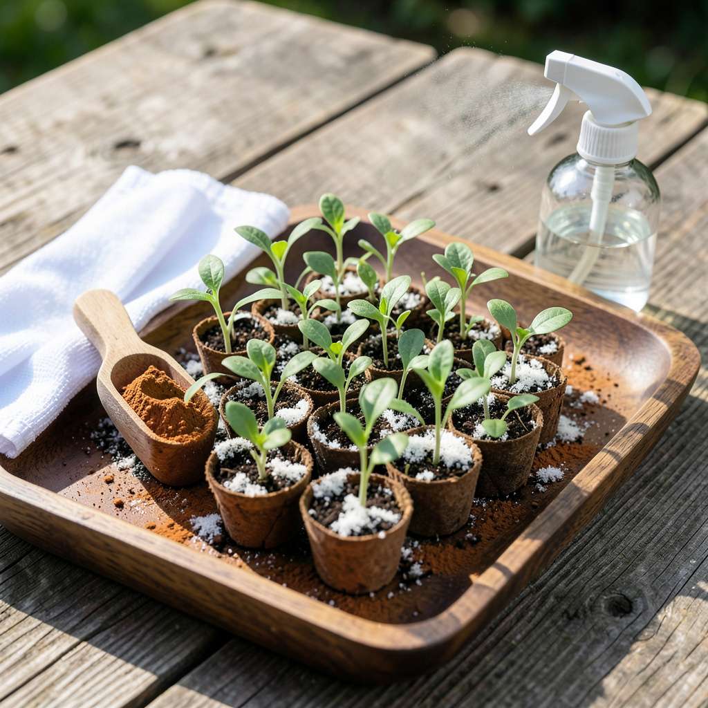 How to Get Rid of White Fuzzy Mold on Seedlings: Safe Organic Removal ...