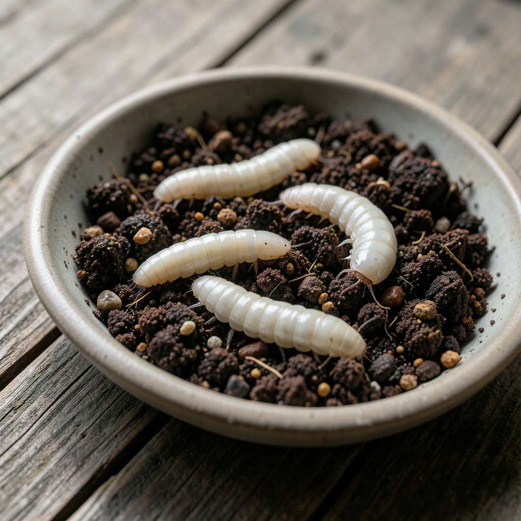 Large White Larvae in Soil: Safe Removal Without Harming Plants ...