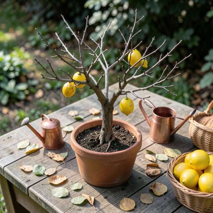 Lemon Tree Lost All Leaves Is It Dead: Revival Signs and Recovery Steps ...