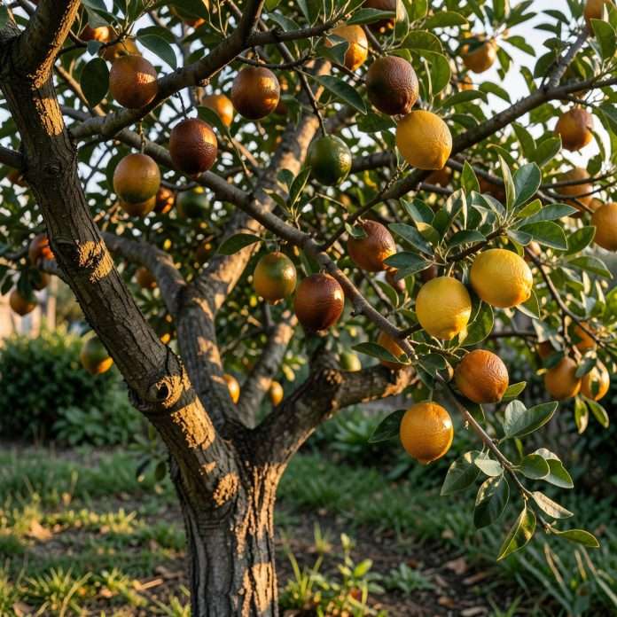 Lemons Going Brown on Tree: Causes and Organic Fixes for Healthy Fruit ...