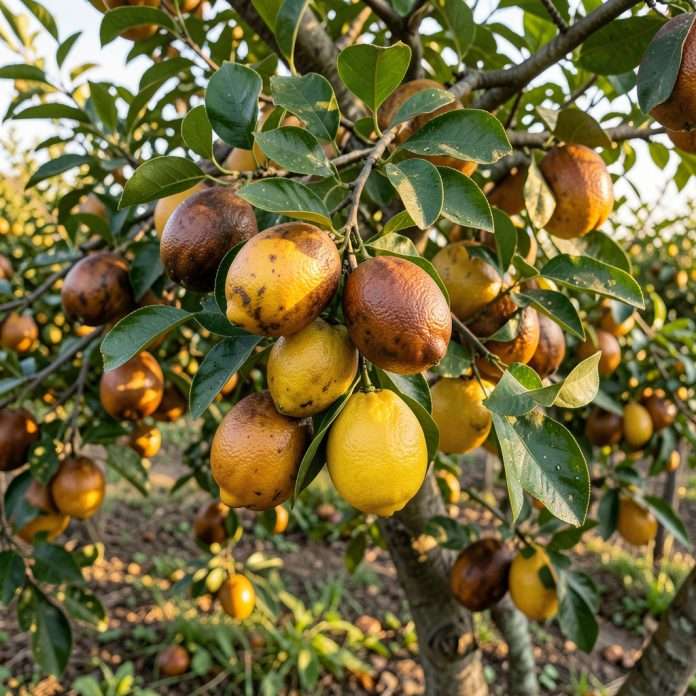 Lemons Turning Brown on Tree: Nutrient Deficiency and Quick Fixes ...