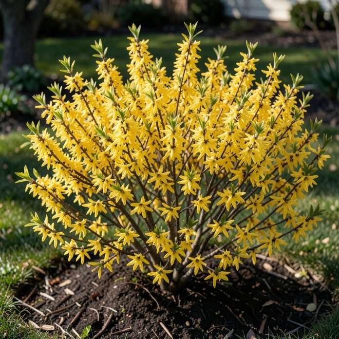 Lynwood Gold Forsythia Growth Rate: Expected Height Gains Per Year ...