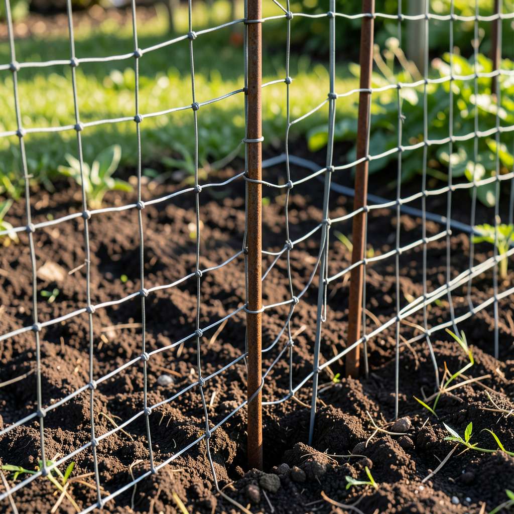 Metal Stakes for Chicken Wire: Secure Fencing for Garden Protection ...