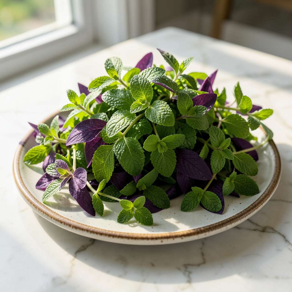 Mint With Purple Under Leaves: Visual Guide to Pest Detection and ...
