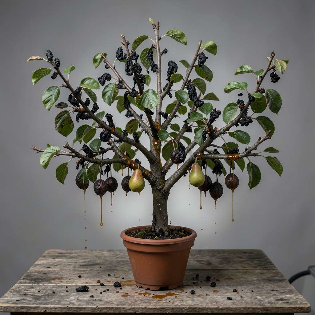 Pear Tree Diseases Fire Blight: Early Signs and Organic Treatment ...