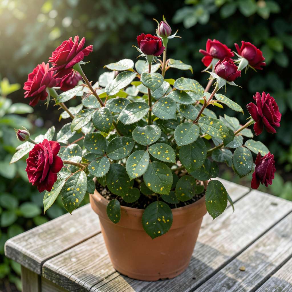 Rose Bush Yellow Spotted Leaves: Fungal Identification and Treatment ...