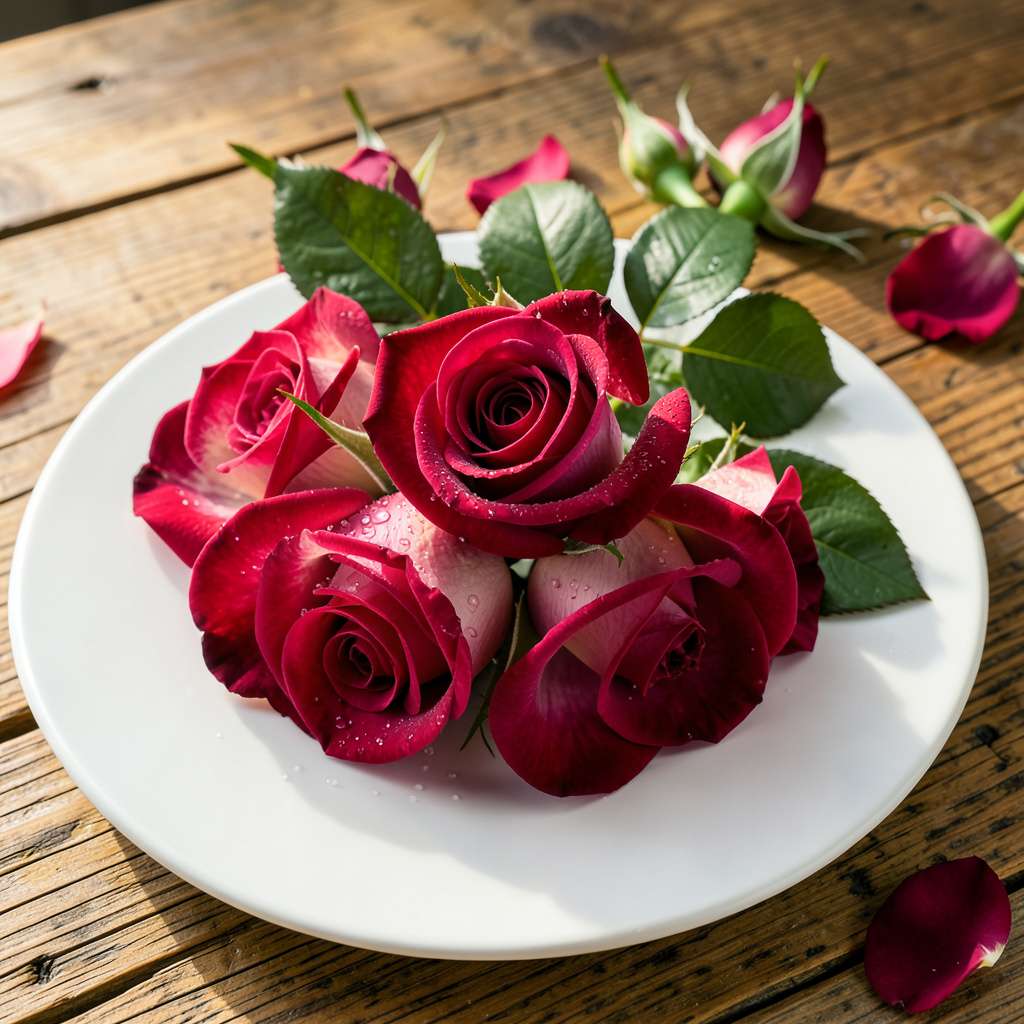 Rose Leaves Curling Upwards: Environmental Stress and Immediate ...