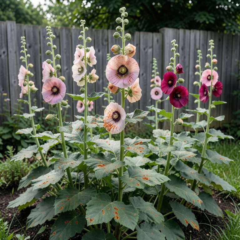 Rust on Hollyhock Plants: Early Detection and Organic Treatment Methods ...