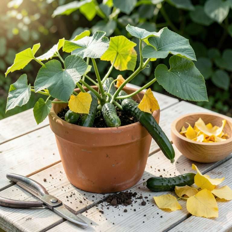Should I Cut Off Yellow Cucumber Leaves: Early Signs and Organic Fixes ...