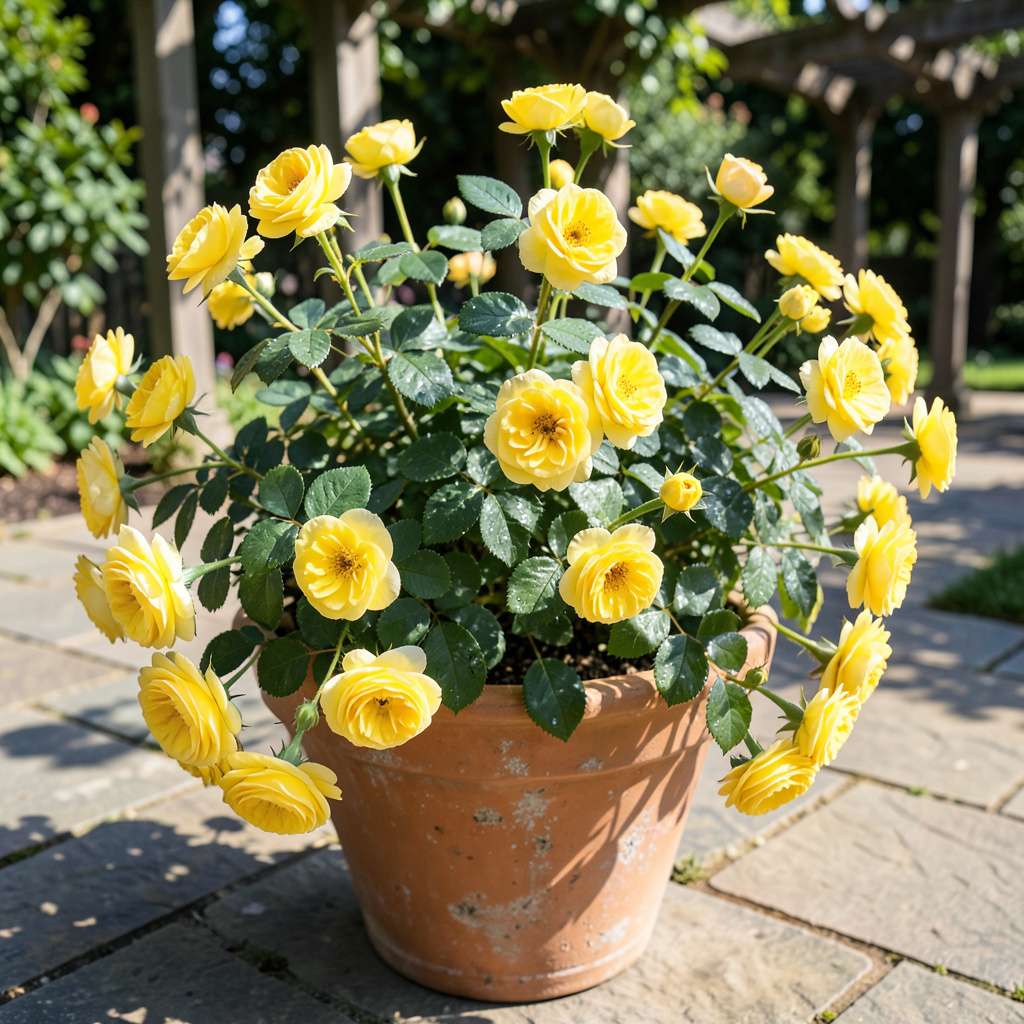 Small Yellow Rose Bush: Compact Beauty for Sunny Gardens - Evergreen Seeds