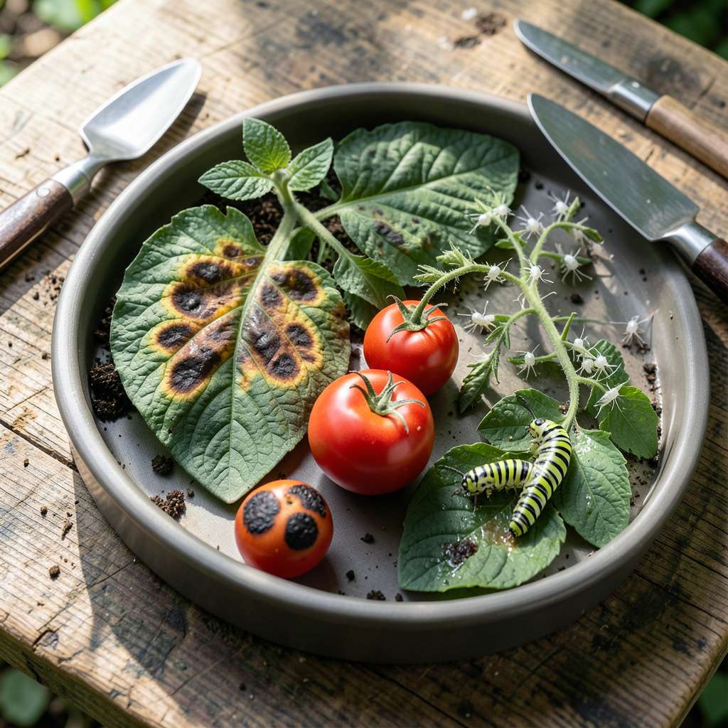 Tomato Plant Pests and Diseases With Pictures: Photo Reference for ...