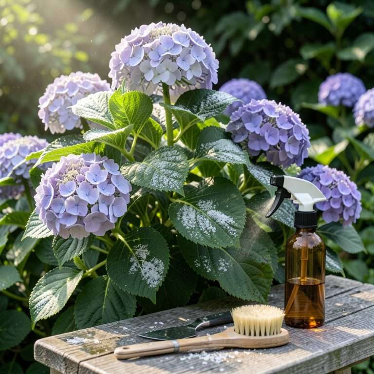 Treating Powdery Mildew on Hydrangeas: Organic Solutions for Vibrant ...