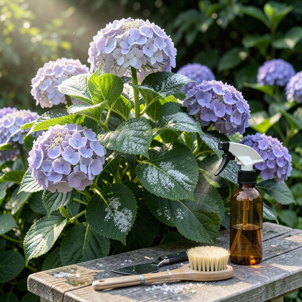 Treating Powdery Mildew on Hydrangeas: Organic Solutions for Vibrant ...