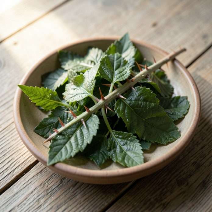 Weed With Thorns on Stem and Leaves: Safe Manual Extraction Without ...