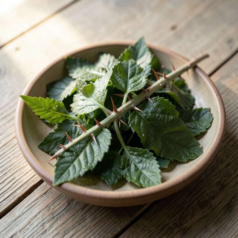 Weed With Thorns on Stem and Leaves: Safe Manual Extraction Without ...