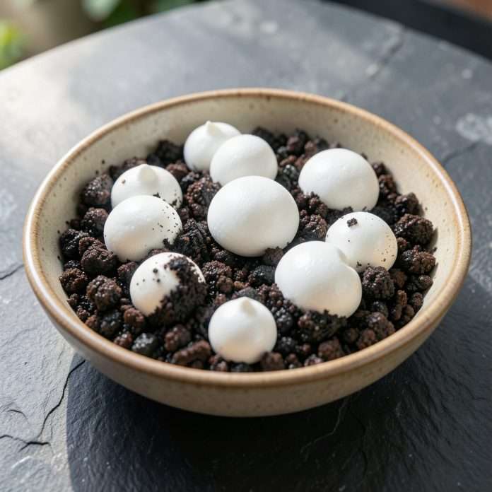 White Balls in Soil: Fungal Growth and Organic Removal Steps ...