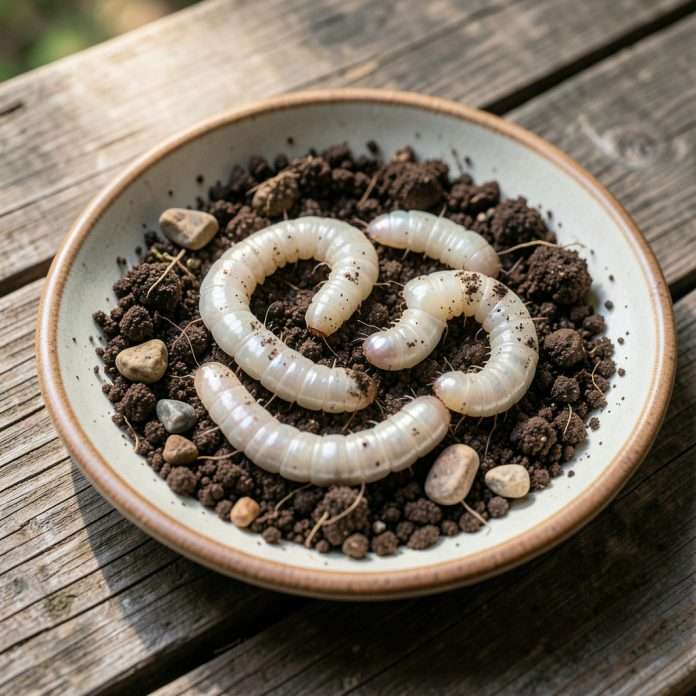 White Larvae in Dirt: Identification and Organic Removal Guide ...