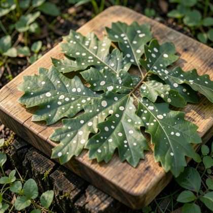 White Spots on Oak Tree Leaves: Fungal Infections and Treatment Options ...