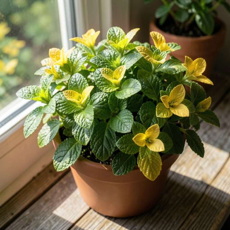 Yellow Leaves on Mint Plant: Overwatering Signs and Soil Solutions ...