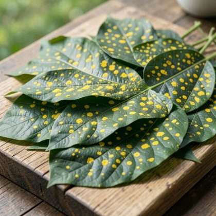 Yellow Spots on Milkweed Leaves: Fungal Infection and Organic ...
