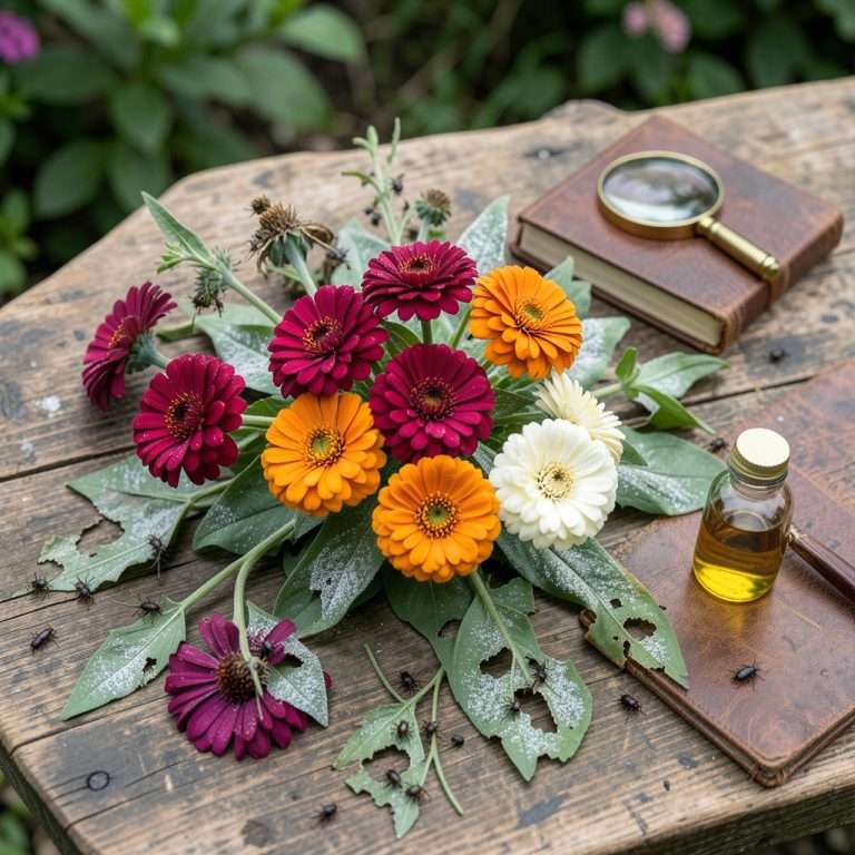 Zinnia Pests And Diseases: Visual Guide To Early Organic Treatment ...